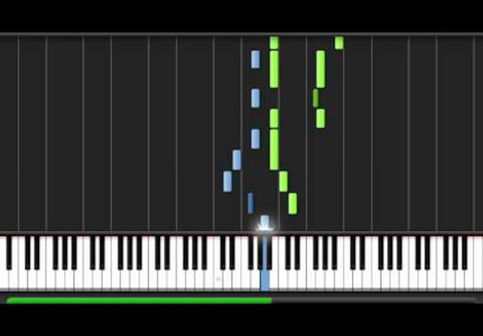 Record a synthesia video in hd of any song you want to learn to play on ...