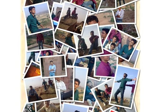 Create the artistic high resolution collage using your pictures by ...