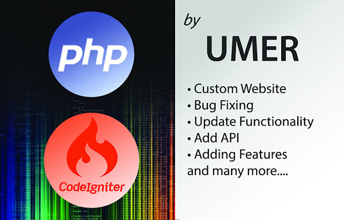 Fix or develop your codeigniter and php website by Umerfarooq7869 | Fiverr