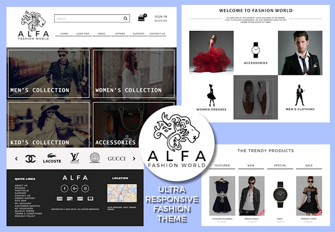 Design photoshop layout with responsive for your website by Prgati | Fiverr