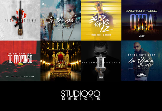 Design a professional trendy album cover artwork by Studio90designs ...