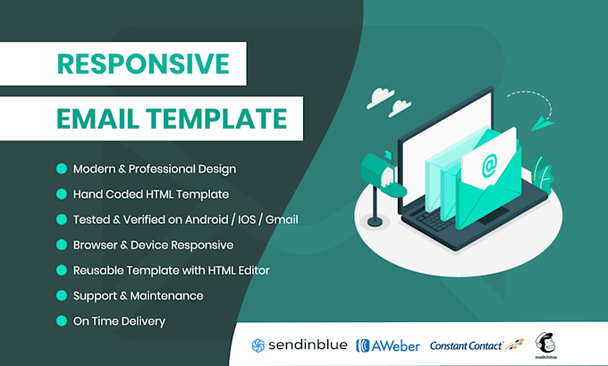 Design a responsive email template by Coder426 | Fiverr