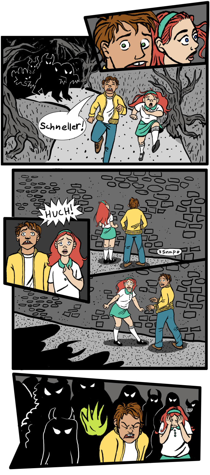 Illustrate fun comics for any purpose by Kaytiespellzart | Fiverr