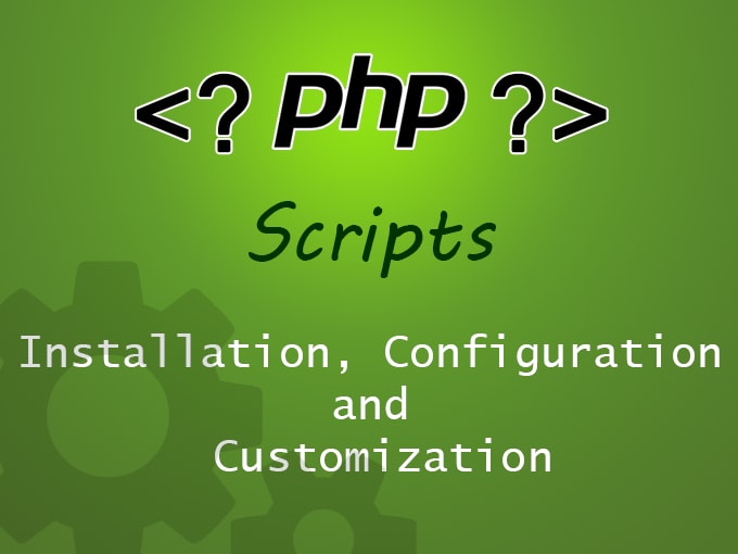 Install,configure and customize any php script by Vijayfx | Fiverr Install,configure and customize any php script by Vijayfx | Fiverr