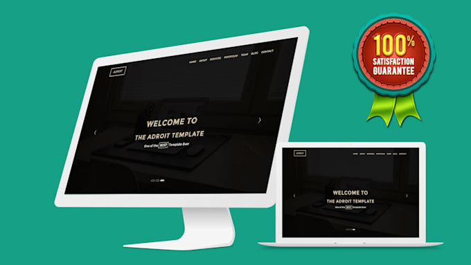 Design modern and responsive website using bootstrap by Rifattanjir ...