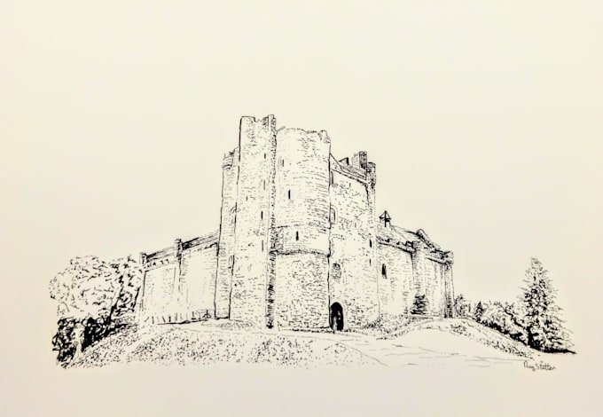 Draw an ink sketch for you by Raystatter904 | Fiverr