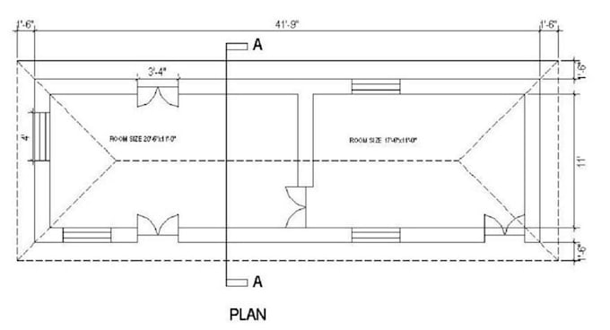 Create autocad 2d design and draft simple house plan by Jasim_uddin ...