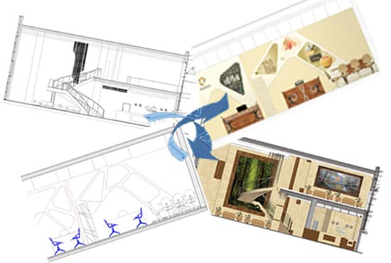 Render 2d autocad with photoshop by Amanyayman | Fiverr