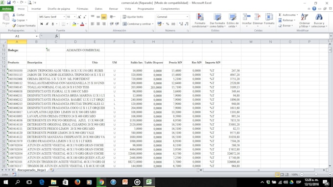 Fill in a spreadsheet with data by Josegonzalito | Fiverr