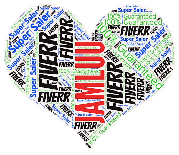 Design professional word cloud art to promote your business by Jamluu ...