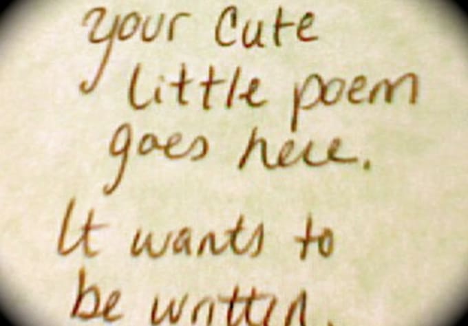 Write you a cute little poem by Panictitanic | Fiverr