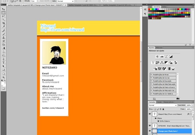 Give you 15 twitter professional templates by Nitezard | Fiverr