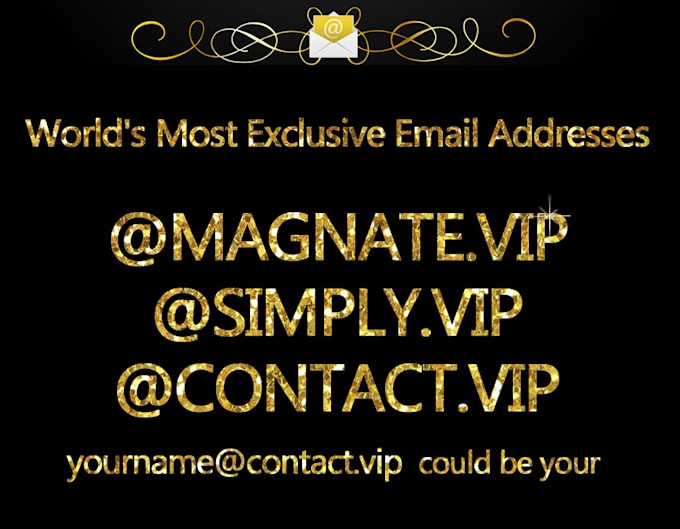 Give you the worlds most exclusive vip email address by Hotmail_vip ...