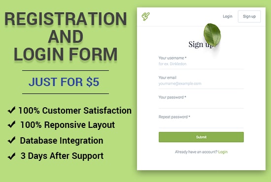 Make amazing login and registration forms for your website by ...