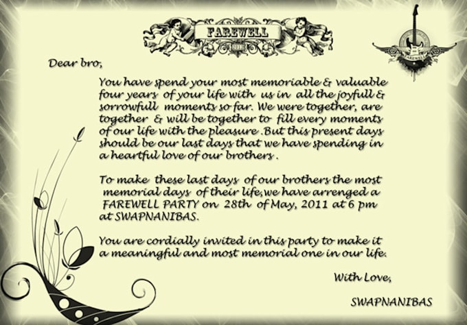 Design 2 stylish super cool invitation card by Shyamaprasad | Fiverr