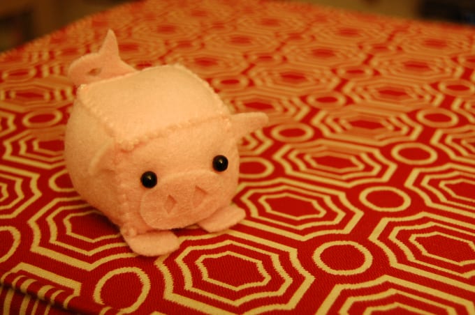Make a cube pig for you by Breathlessbloom
