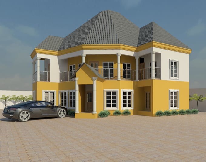 Create 3d model and render architecture project by Seamercy | Fiverr