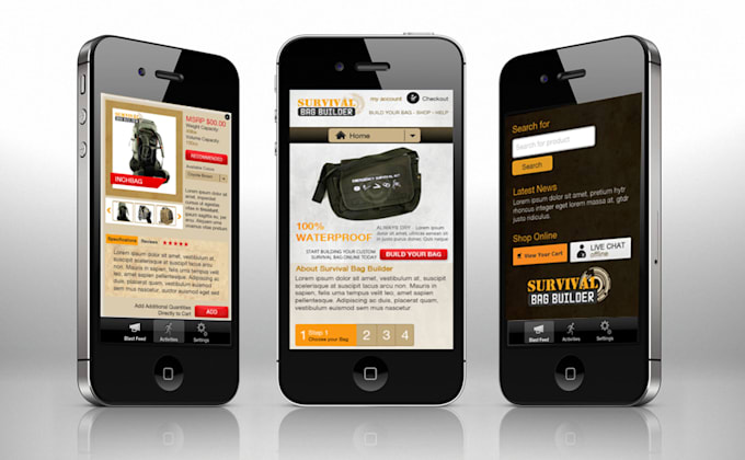 Design unique ui for your ios, android app by Silentart | Fiverr