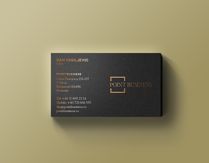 Design a modern look business card by Denisdraghici | Fiverr