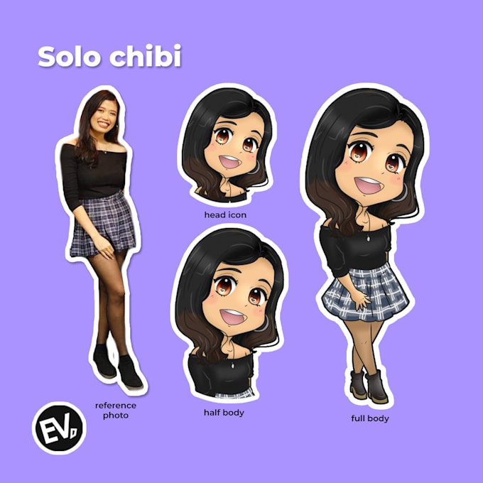 how to draw chibi version of yourself