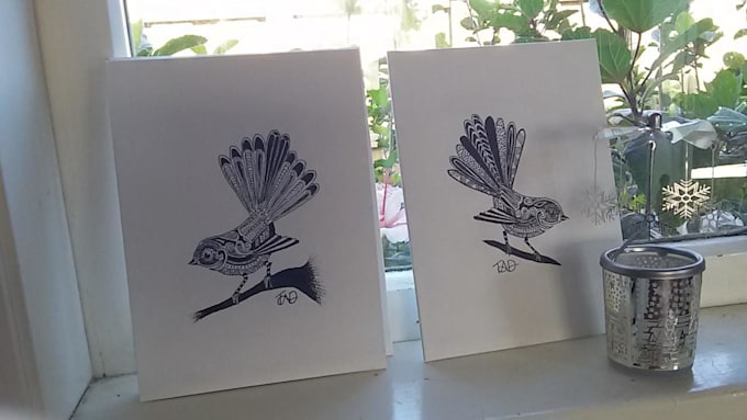 Turn an animal into an intricately patterned ink pen motif by ...