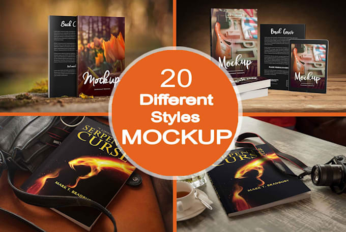 Convert your 2d book cover into 20 unique 3d mockups by Maxsolution ...