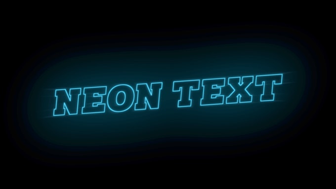 Write your text in animated neon letters by Brettmfilms | Fiverr