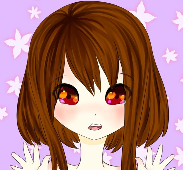 Draw a cute anime girl profile picture for social media or youtube by ...