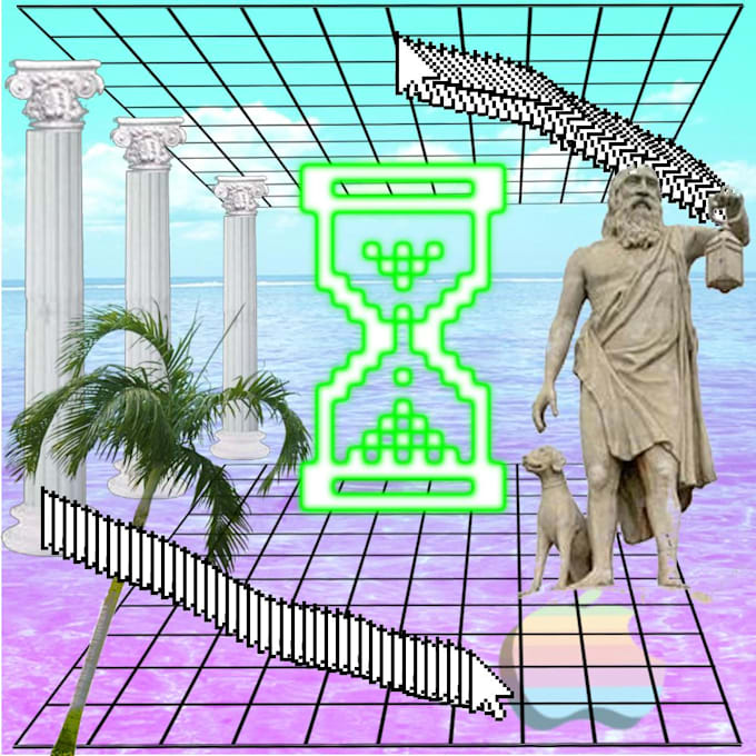 Create a aesthetic vaporwave design for you by Dued94 | Fiverr