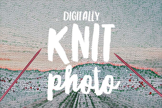 Create a digital knitting from your photo by Designingsnaps | Fiverr