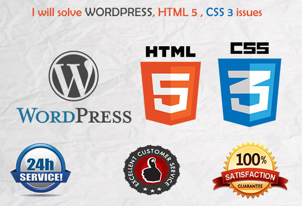 Solve wordpress, html, css issues by Conflatetech | Fiverr Solve wordpress, html, css issues by Conflatetech | Fiverr