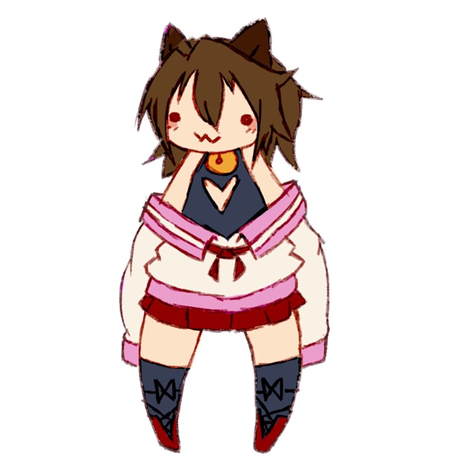 Draw you or a character in my smol style by Kowaipotatochan | Fiverr