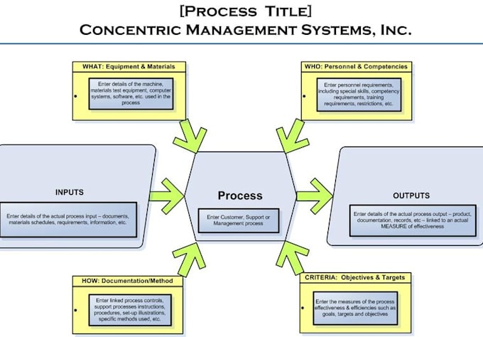 Create a turtle diagram for one of your key processes by ...