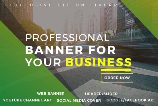Design professional creative web banners, headers,banner ads by Nazmul ...