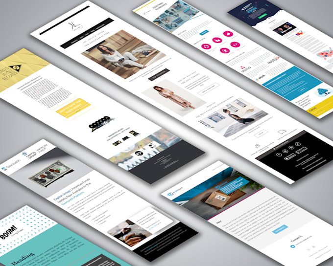 Create a professional email newsletter template by Samagoher | Fiverr
