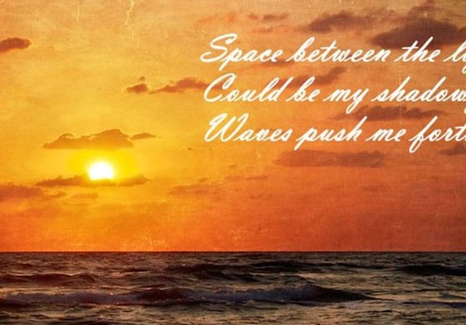 Write an inspirational quote/short poem/haiku that suits your ...