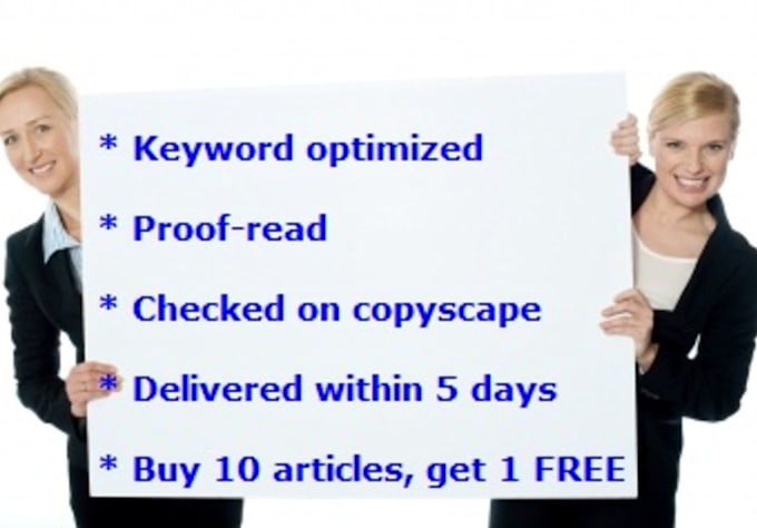 Write a 400 word blog post or seo article and submit to free blog site ...