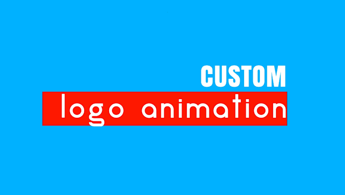Create a custom 2d logo animation by Hakankomurcu | Fiverr