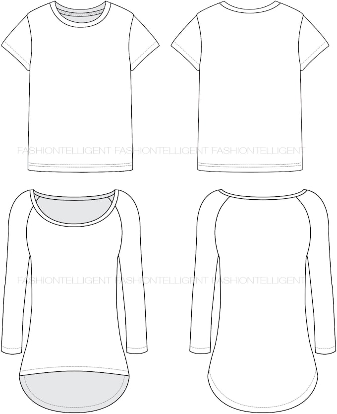Create Fashion Flats Cad Technical Drawings By Fashiontellignt Fiverr