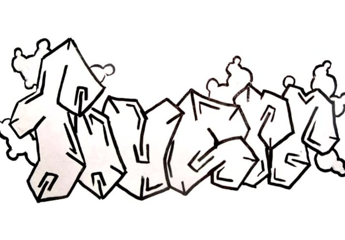 Hand draw your name in graffiti style letters by Oonsa21 | Fiverr