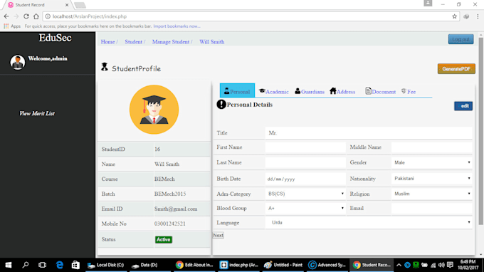 Create your website using html, css, jquery, php and mysql by ...