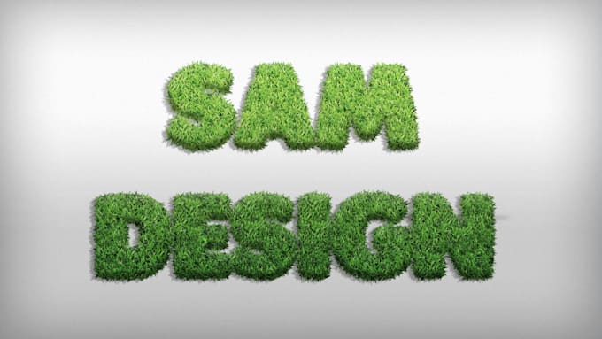 Design your name in grass pattern by Sarahmokbel | Fiverr