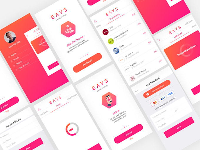 Design unique mobile app, interactive app, app prototype by ...