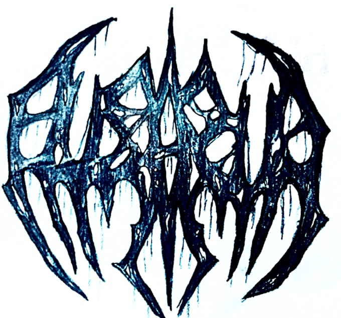 Hand drawn metal logo design by Justynschillaci | Fiverr