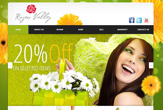 Design a creative html css website design by Terryyagami | Fiverr