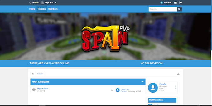 Create a custom xenforo design by Facufer | Fiverr
