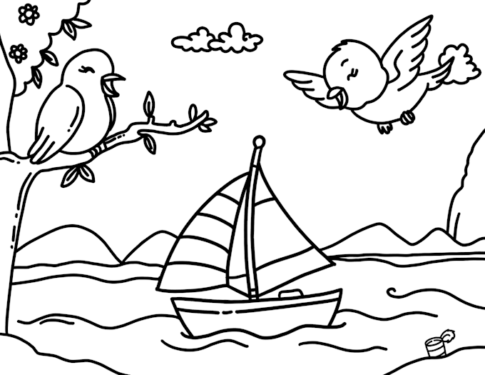 Do coloring pages or activity sheets for children by Cherrydc | Fiverr