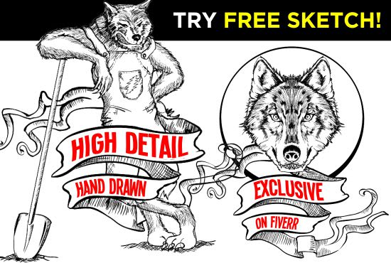 Create high detailed hand drawn illustration by Omjhody | Fiverr Create high detailed hand drawn illustration by Omjhody | Fiverr