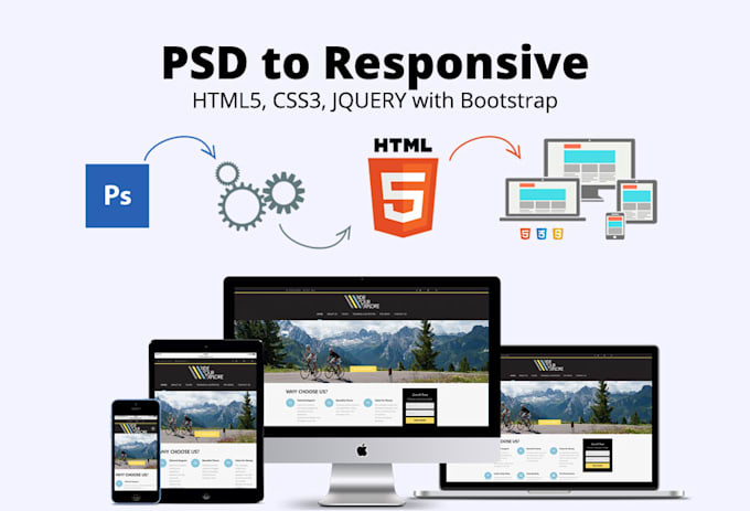Develop Psd To Html5 Css3 Make Responsive Using Bootstrap By Zackchohan 3663