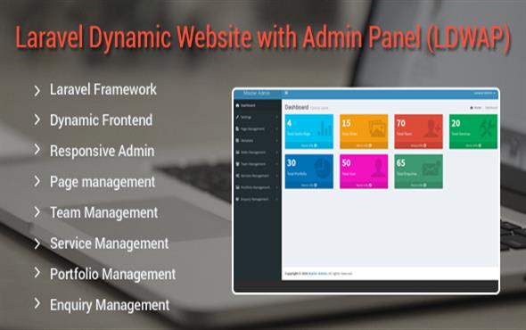 Create laravel dynamic website with admin panel by Dhavalbharadva | Fiverr